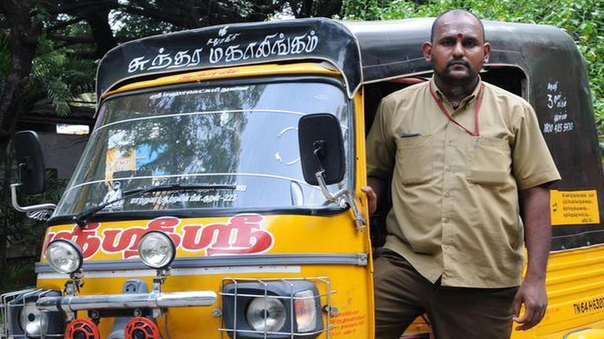 Autorickshaw driver T.R.Vasudevan goes in search of the poor and the ...