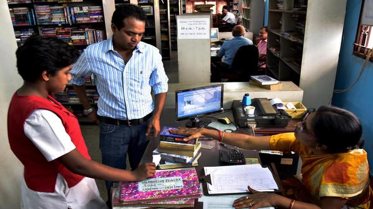 A member grieves the closure of Eloor Lending Libraries in Chennai ...
