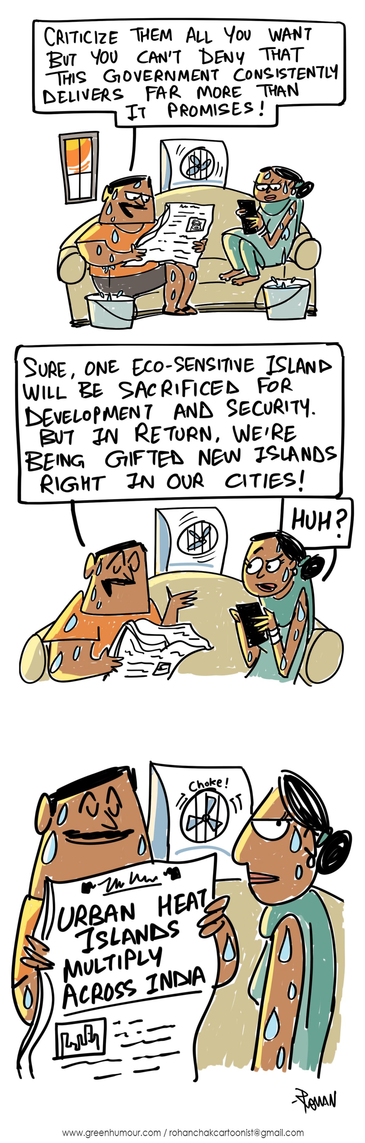 Rise of urban heat islands across India | Green Humour by Rohan ...