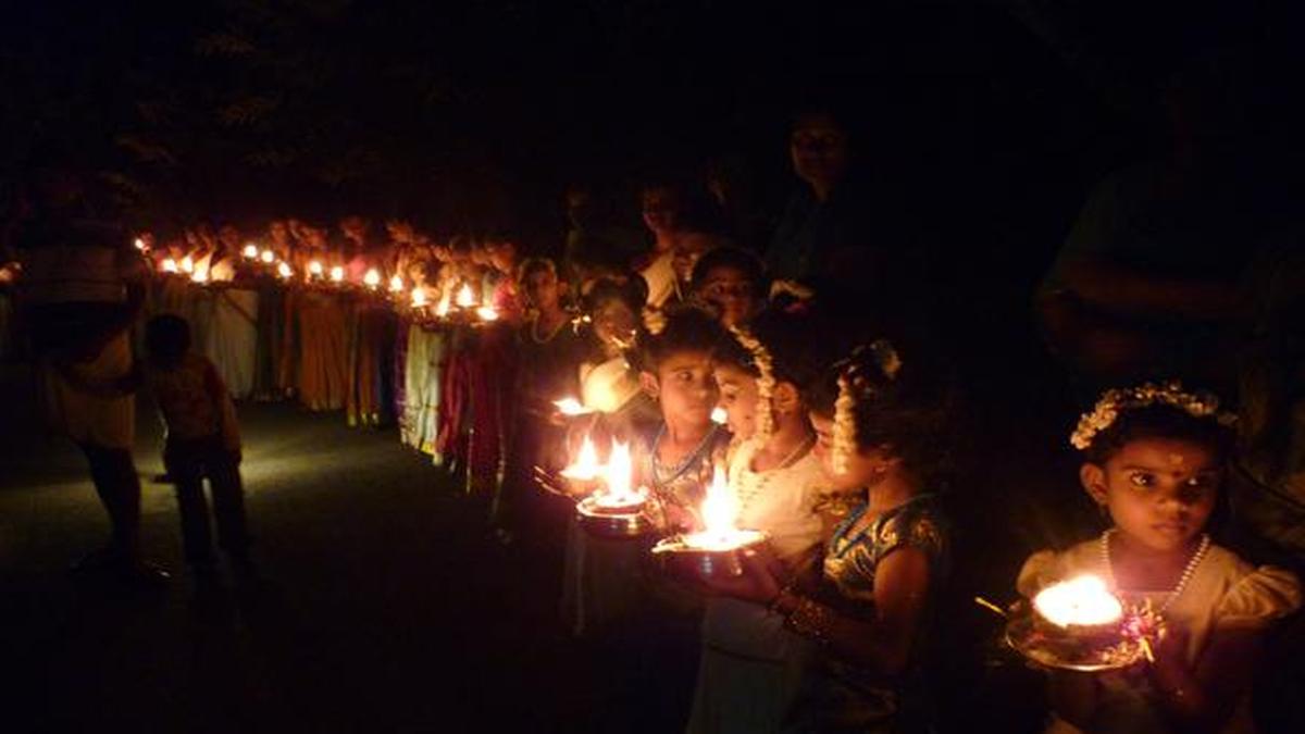 Tale of the taalam: With rice, flowers and a severed head - The Hindu