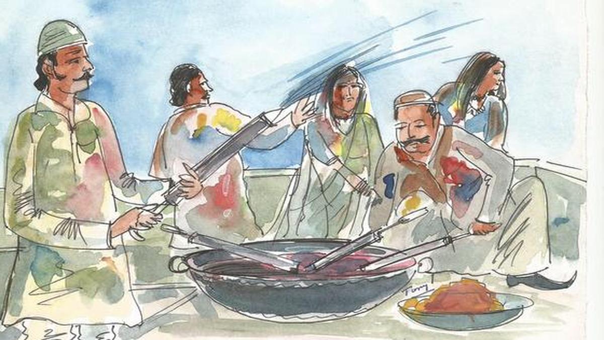 When the Nawabs played Holi... - The Hindu