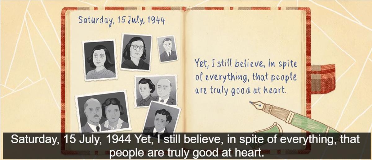 Google Doodle pays tribute to Holocaust victim Anne Frank - The Hindu