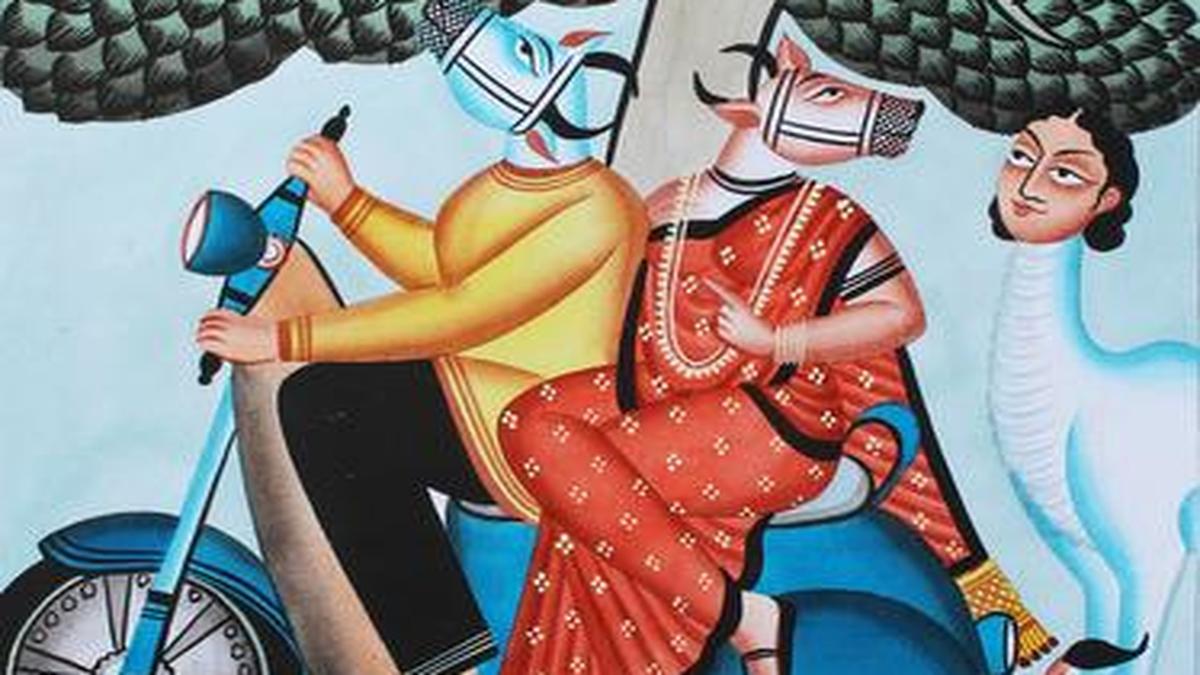 Anwar Chitrakar gives pata painting a unique twist in his series ...