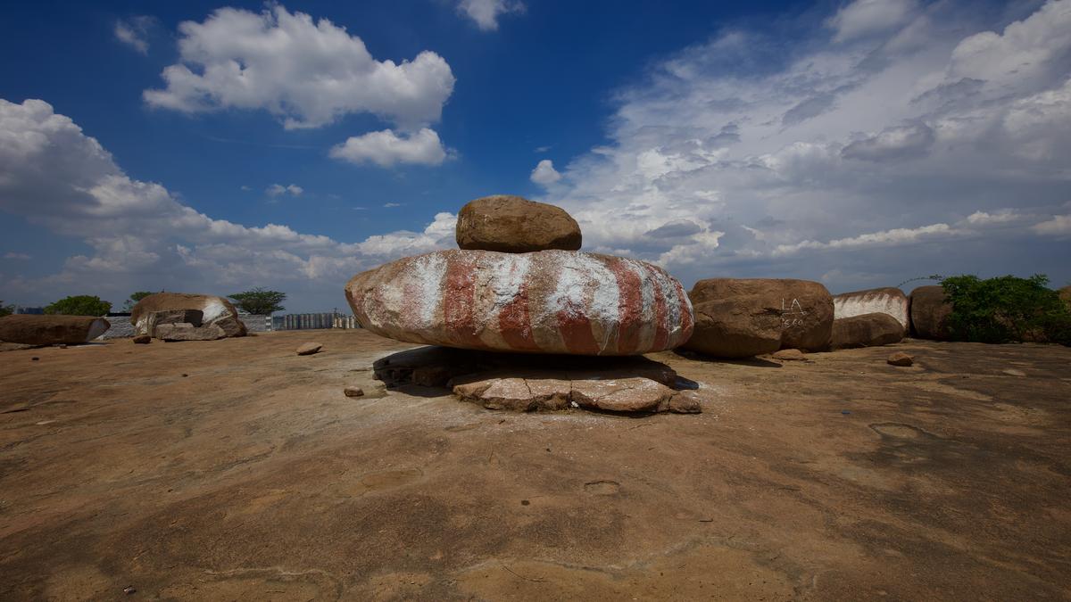 Ancient rocks being bulldozed to make way for highrises in Hyderabad ...