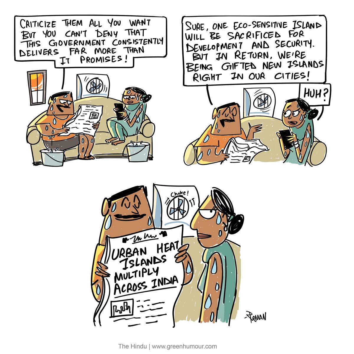 Rise of urban heat islands across India | Green Humour by Rohan ...