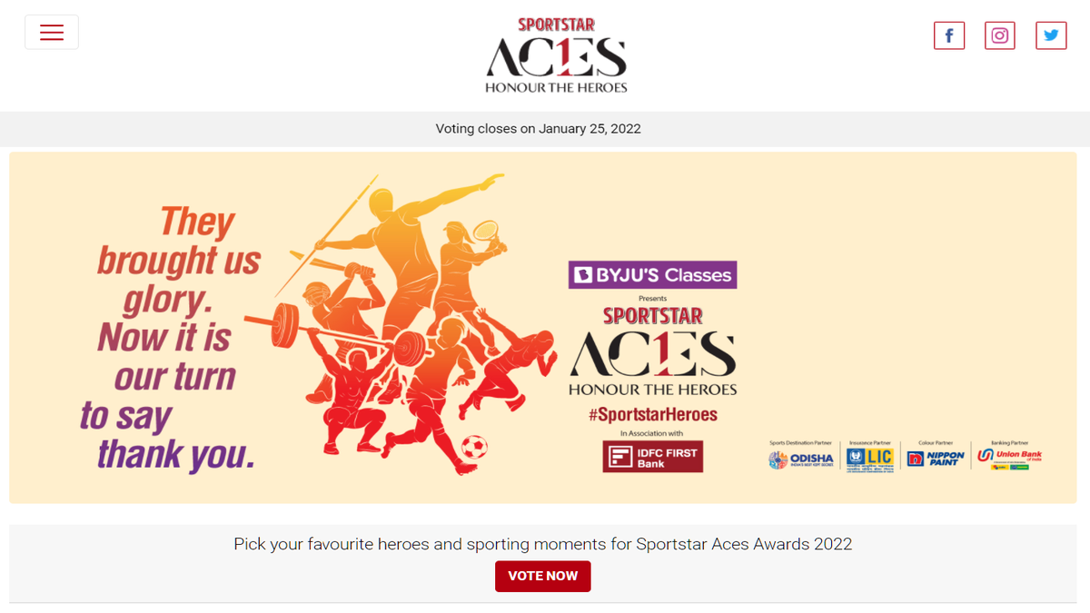 Time to celebrate sporting excellence with Sportstar Aces Awards - The Hindu