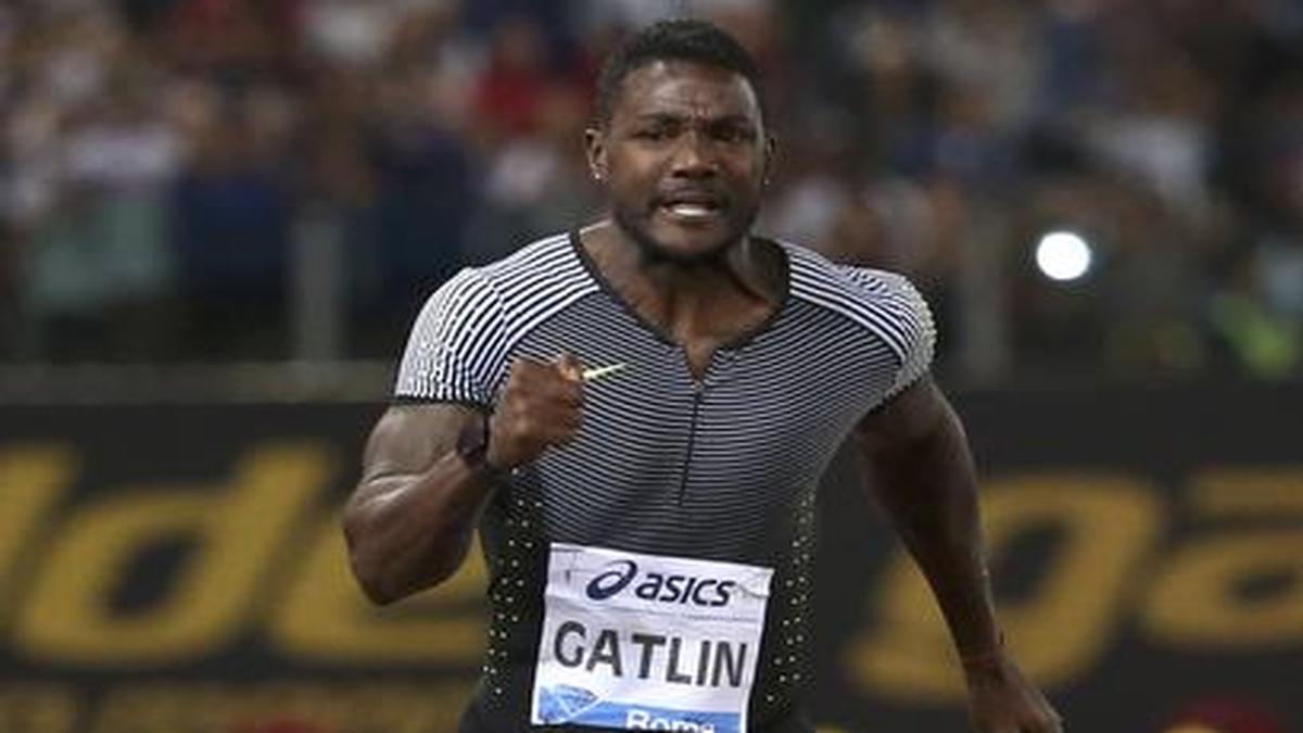 Gatlin trumps De Grasse, Thompson shines at World Relays - The Hindu
