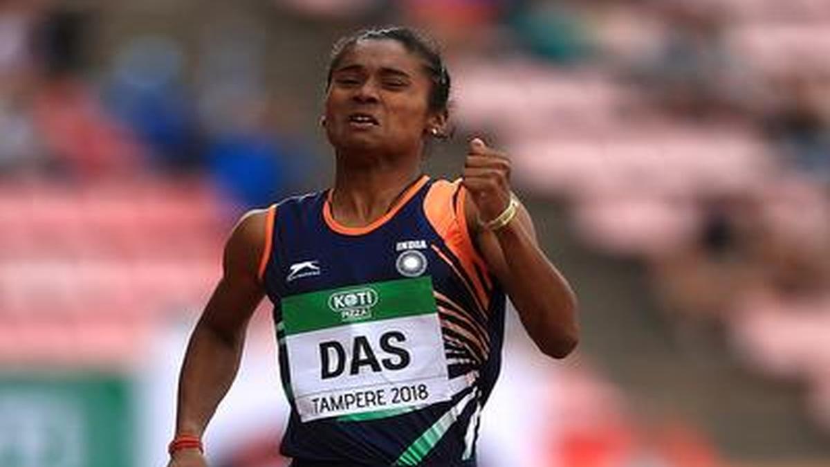 Hima Das wins second international gold inside a week - The Hindu