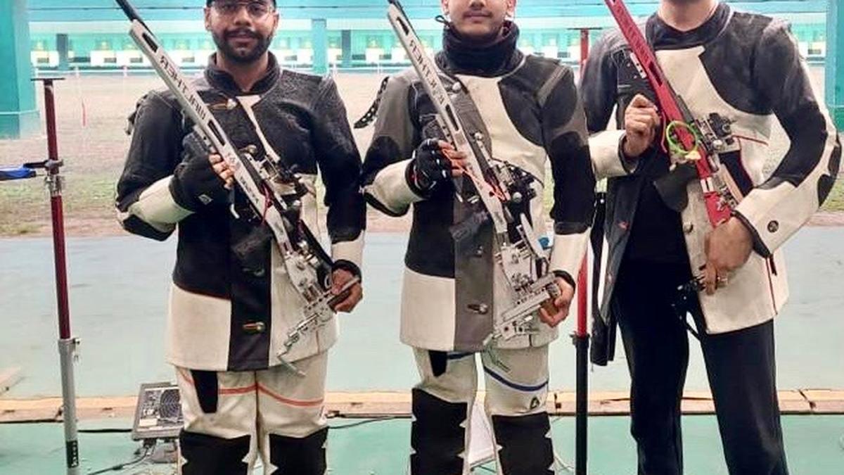 Aishwary Tomar tops rifle 3-position event - The Hindu