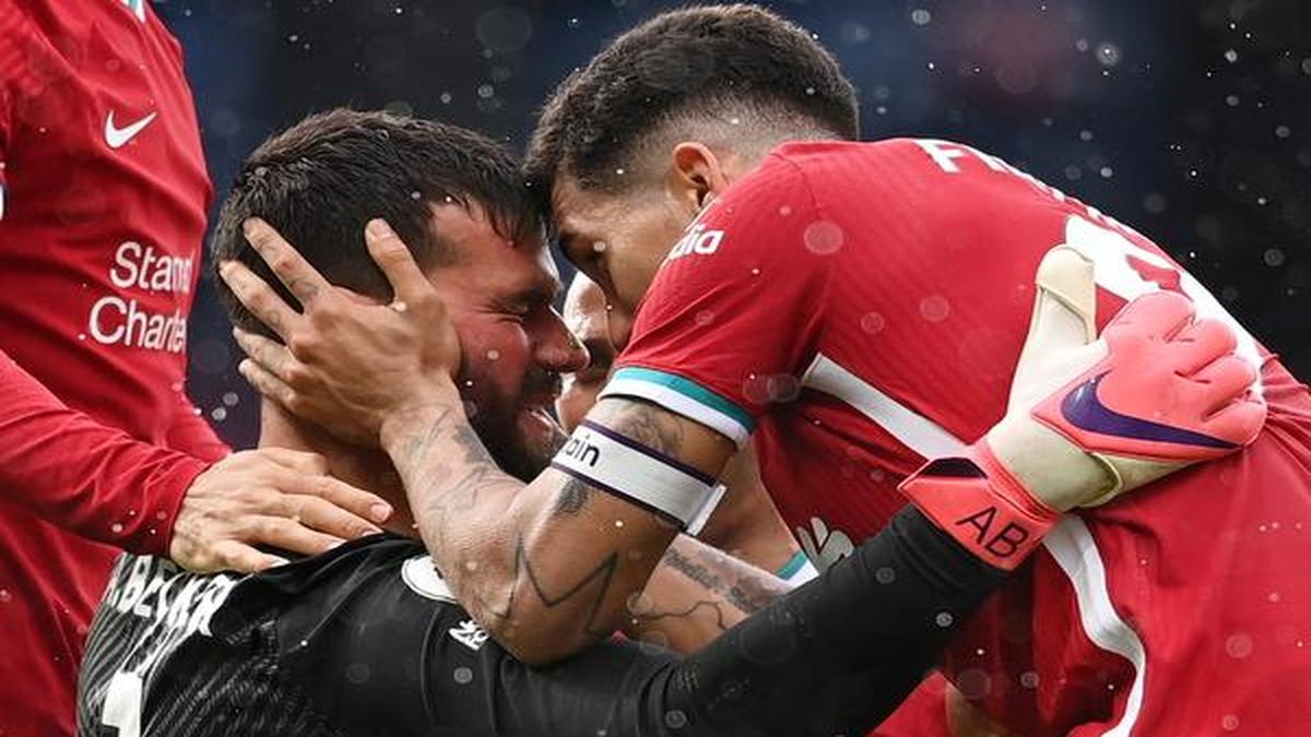 Goalkeeper Alisson saves Liverpool’s season, with a goal - The Hindu