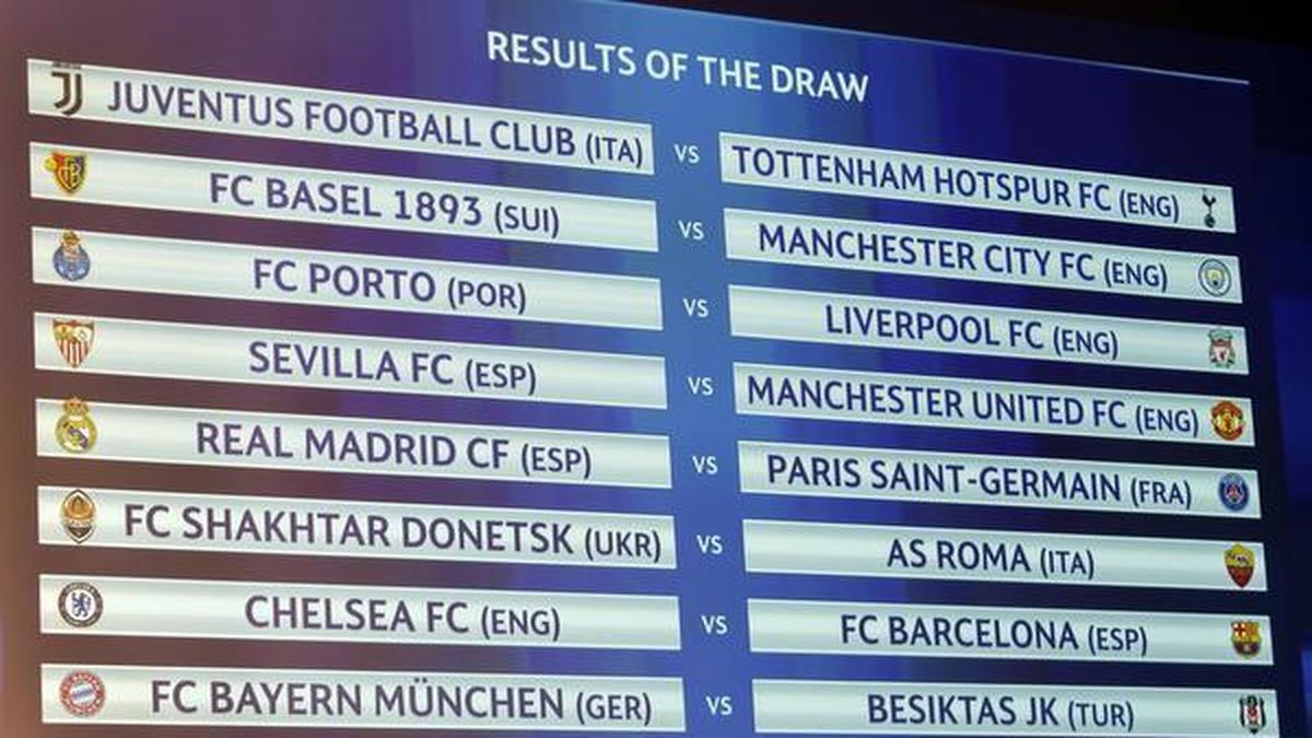 Real Madrid to face PSG in Champions league last 16 - The Hindu