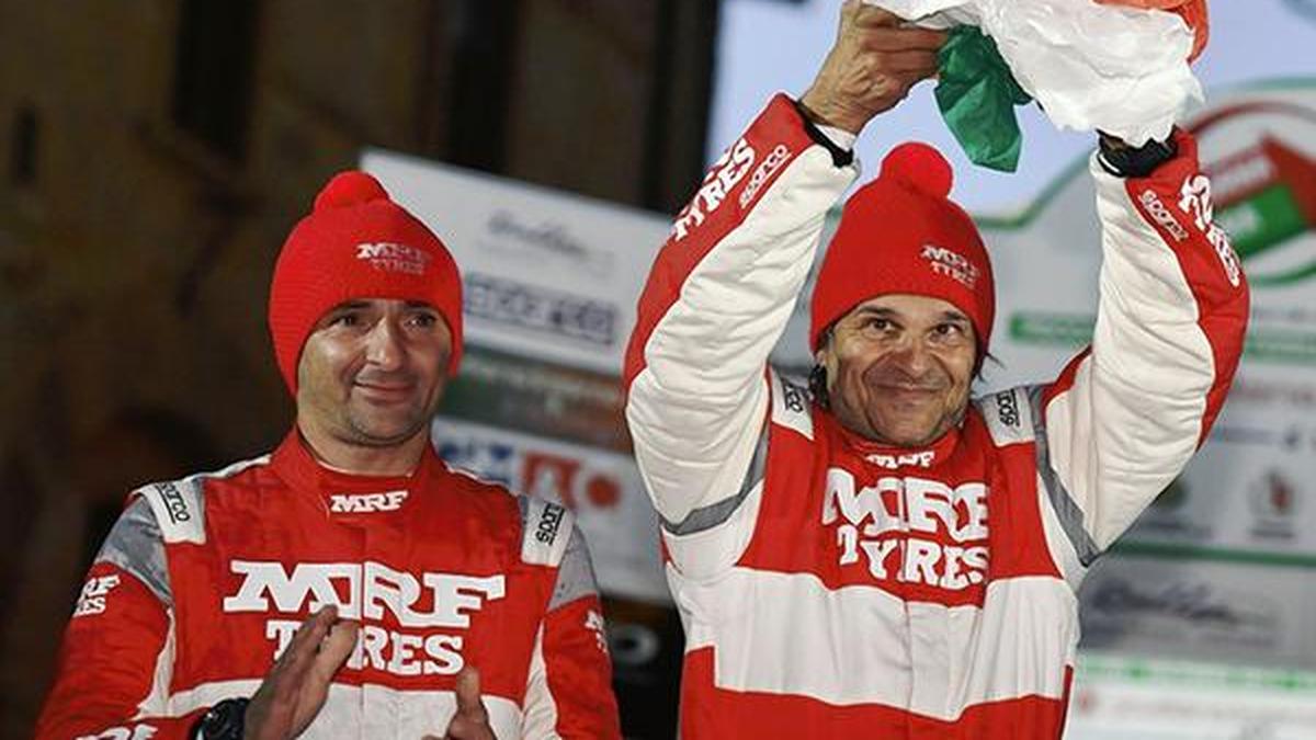 Italian Rally Championship | Team MRF Tyres triumphs - The Hindu