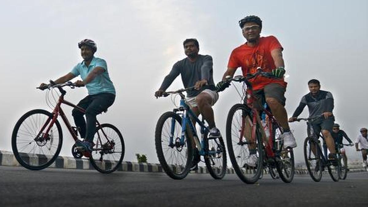 A push to make Visakhapatnam cycling friendly - The Hindu