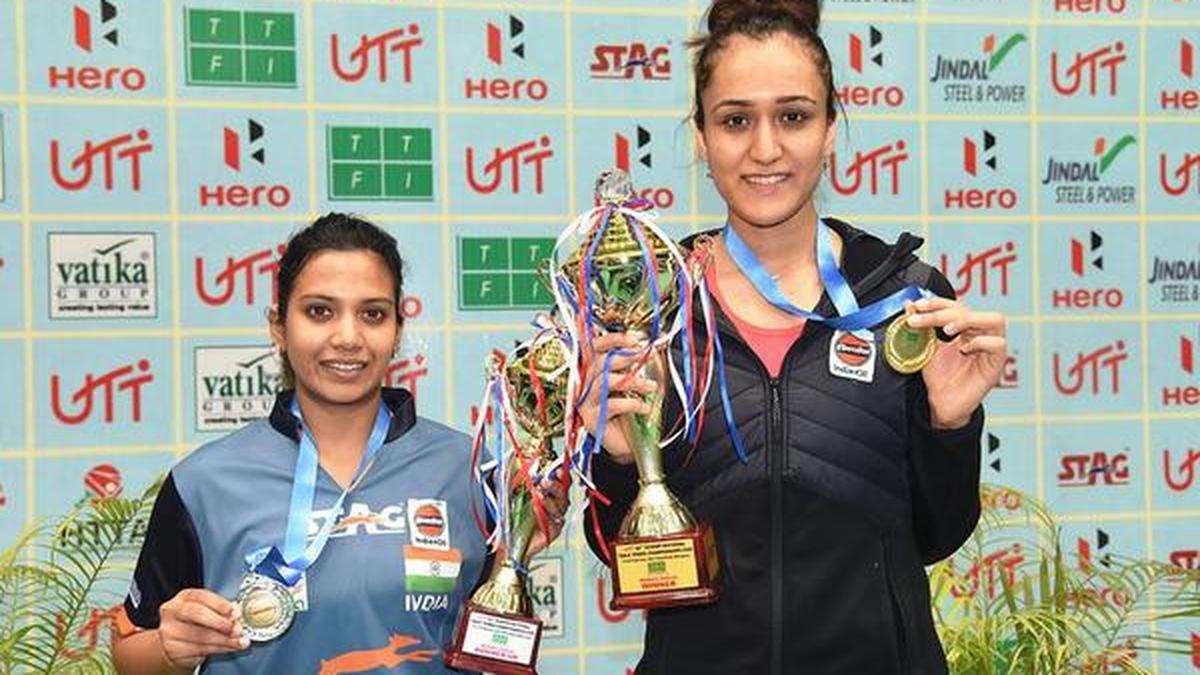 Table tennis nationals: Manika eludes Reeth’s grasp, wins title - The Hindu