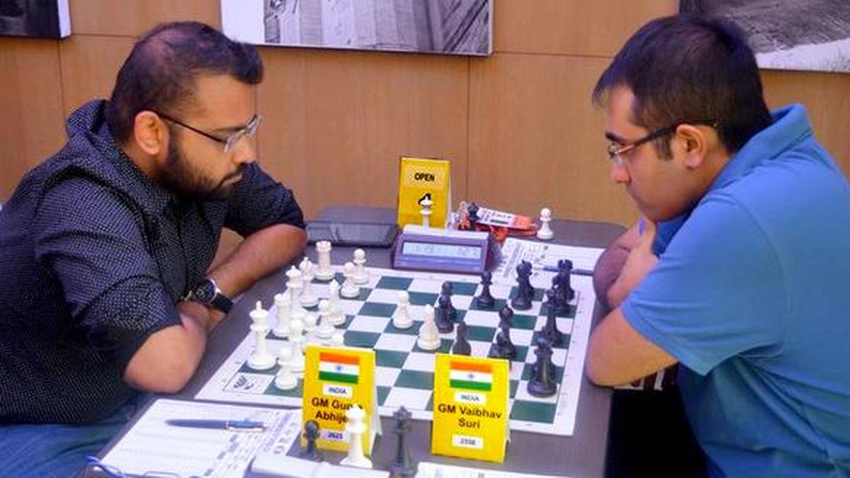 Commonwealth chess: Abhijeet stops Suri to take lead - The Hindu