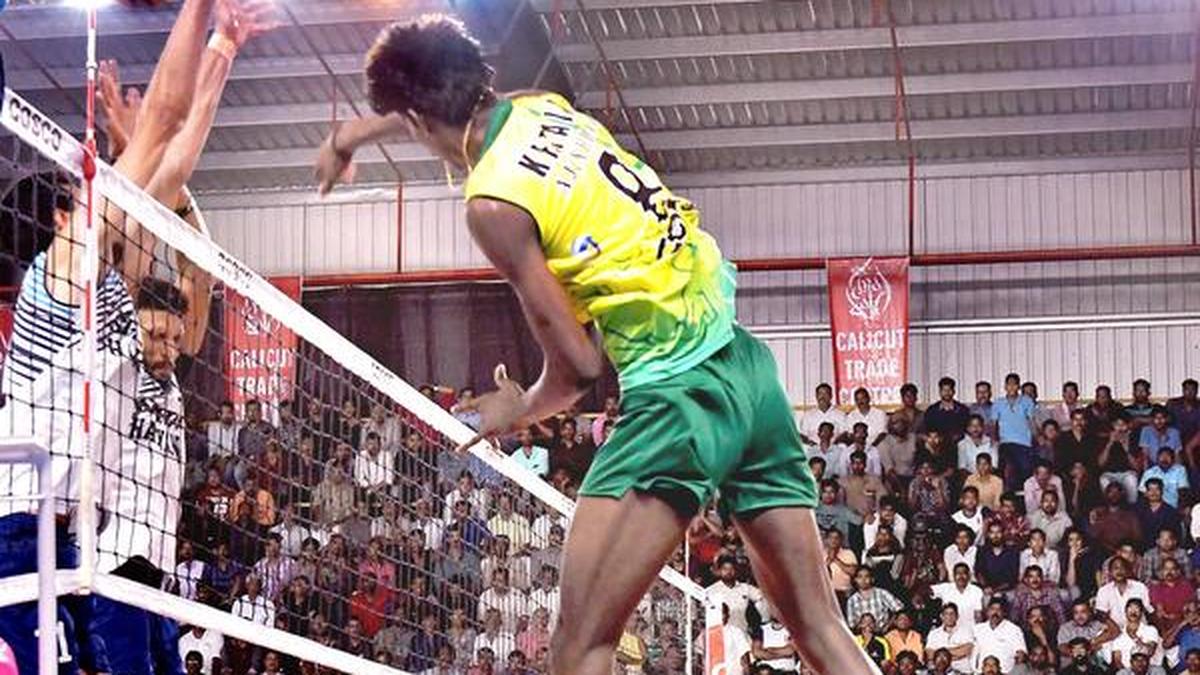 Natl. volleyball: Kerala men subdue fighting Haryana - The Hindu