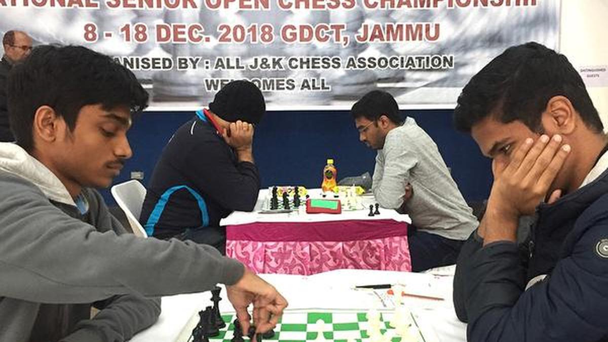 Chess: Aravindh halts Karthikeyan - The Hindu