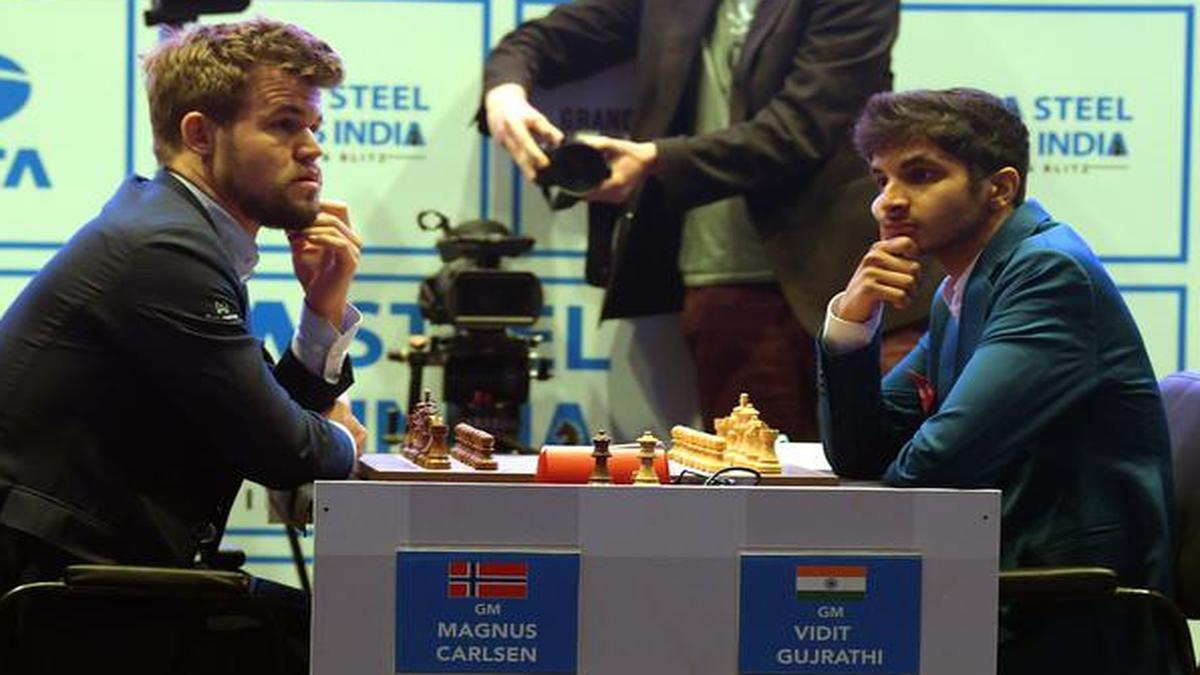 Tata Steel chess | Vidit Gujrathi holds Magnus Carlsen - The Hindu