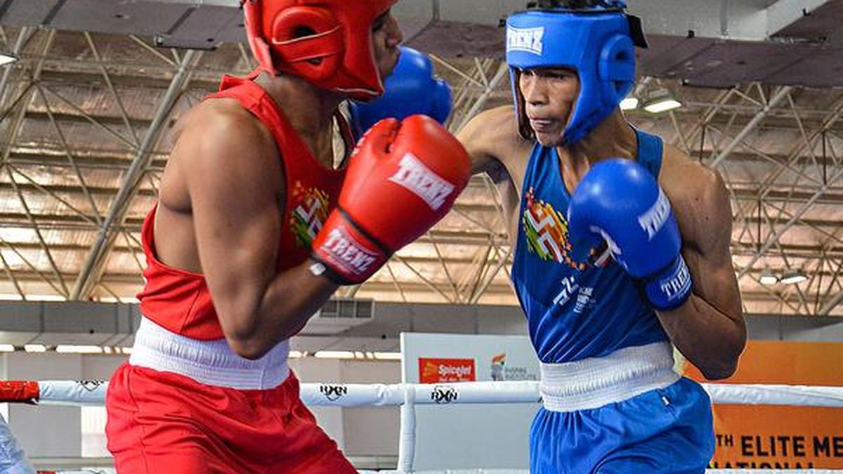 Nishant shocks Naveen in National Boxing Championship - The Hindu