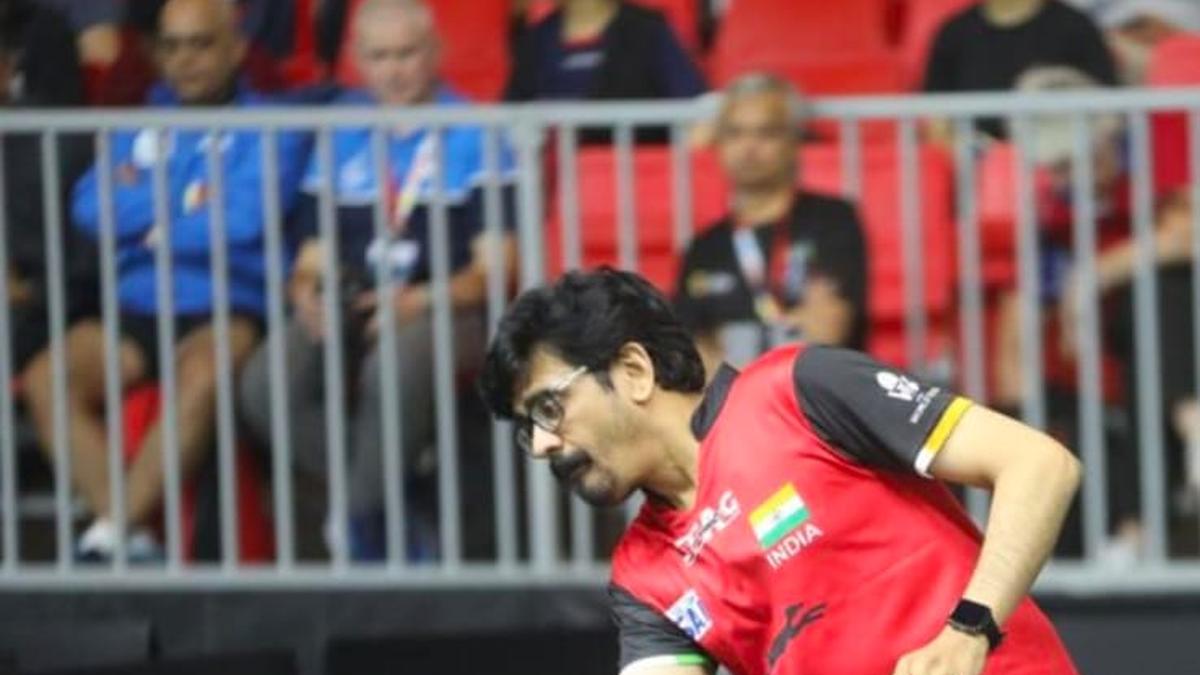 Silver for Srivatsa-Rizwan pair at World veterans’ meet - The Hindu