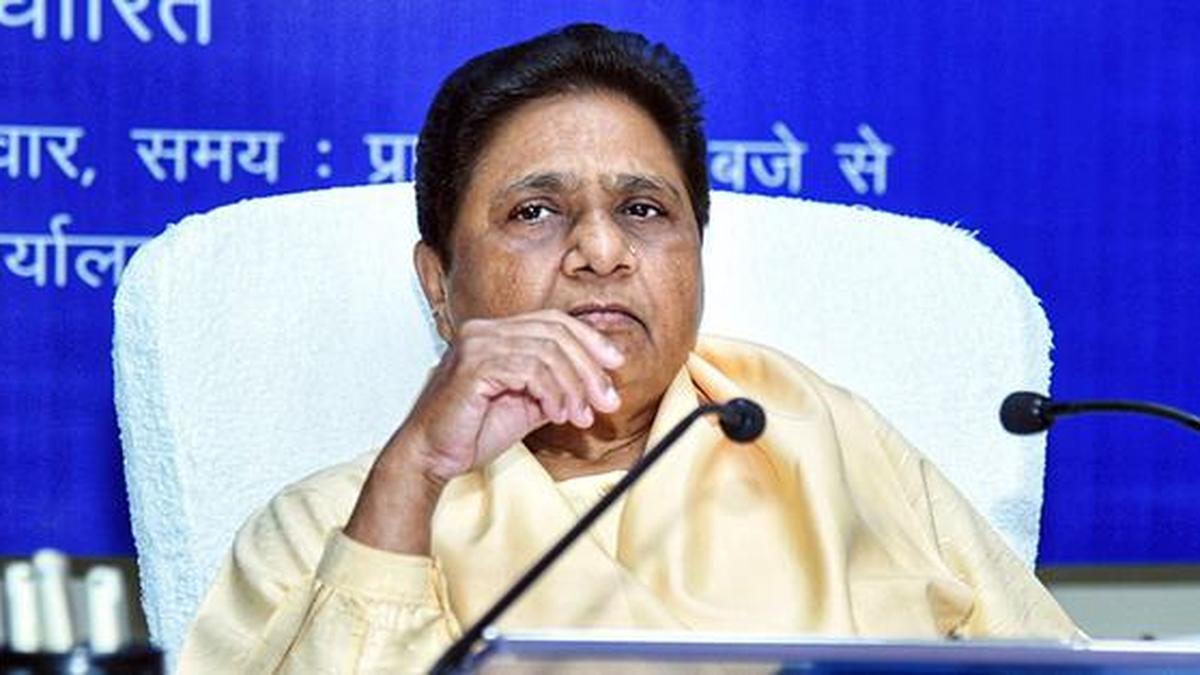 Mayawati requests U.P. govt. shift BSP office to safe place - The Hindu