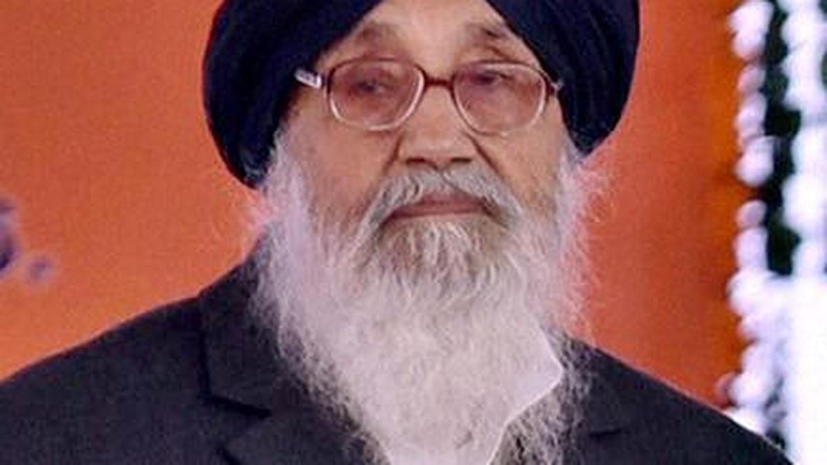 Former Punjab CM Parkash Singh Badal summoned by SIT in 2015 police firing case - The Hindu