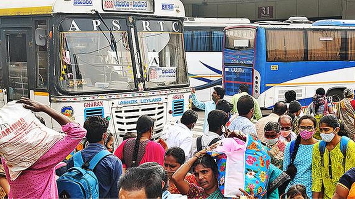APSRTC to operate over 6,400 special buses to ease Sankranti rush - The ...