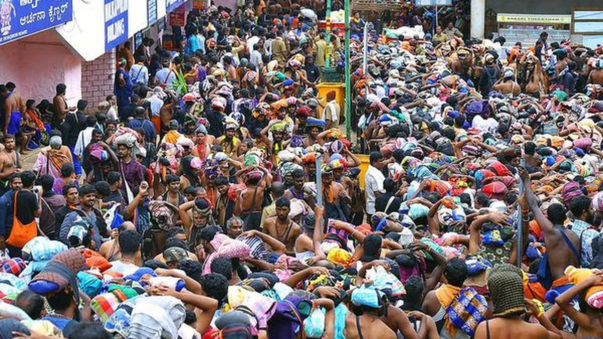 Pilgrim flow via Pulmedu on the rise - The Hindu