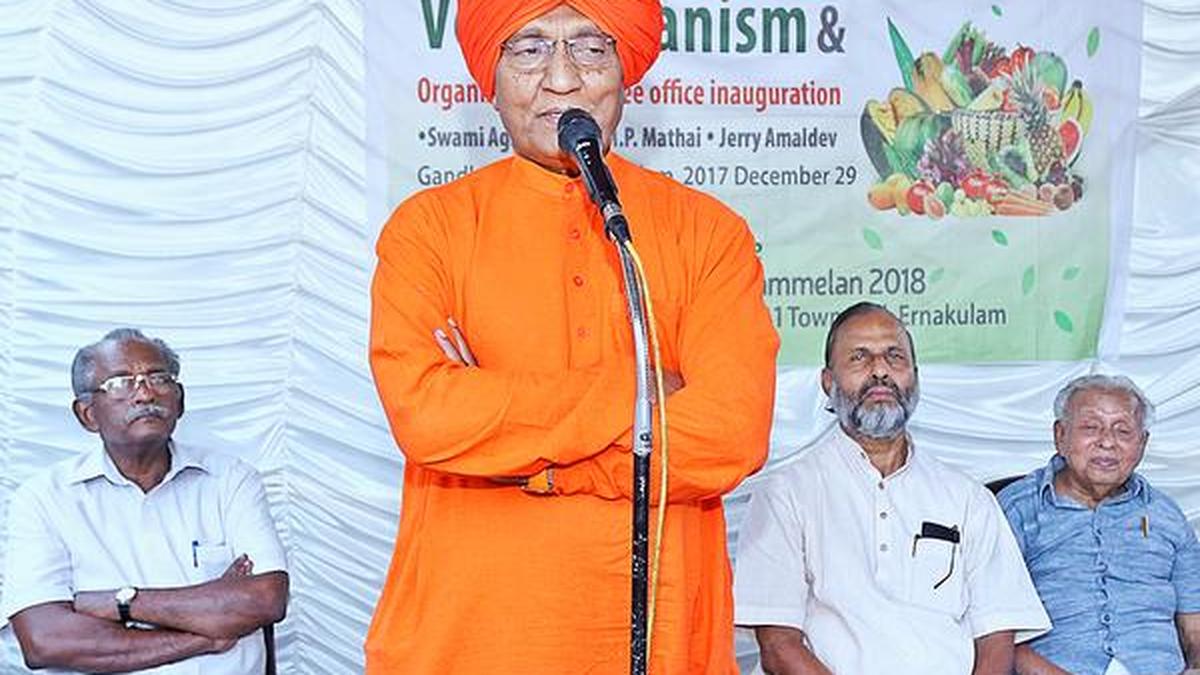 Swami Agnivesh: Modi govt. fostering climate of hate and fear - The Hindu