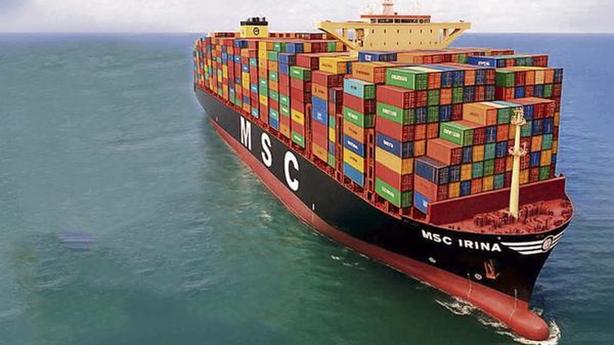 MSC Irina, billed as largest ship in the world, calls at Vizhinjam - The Hindu