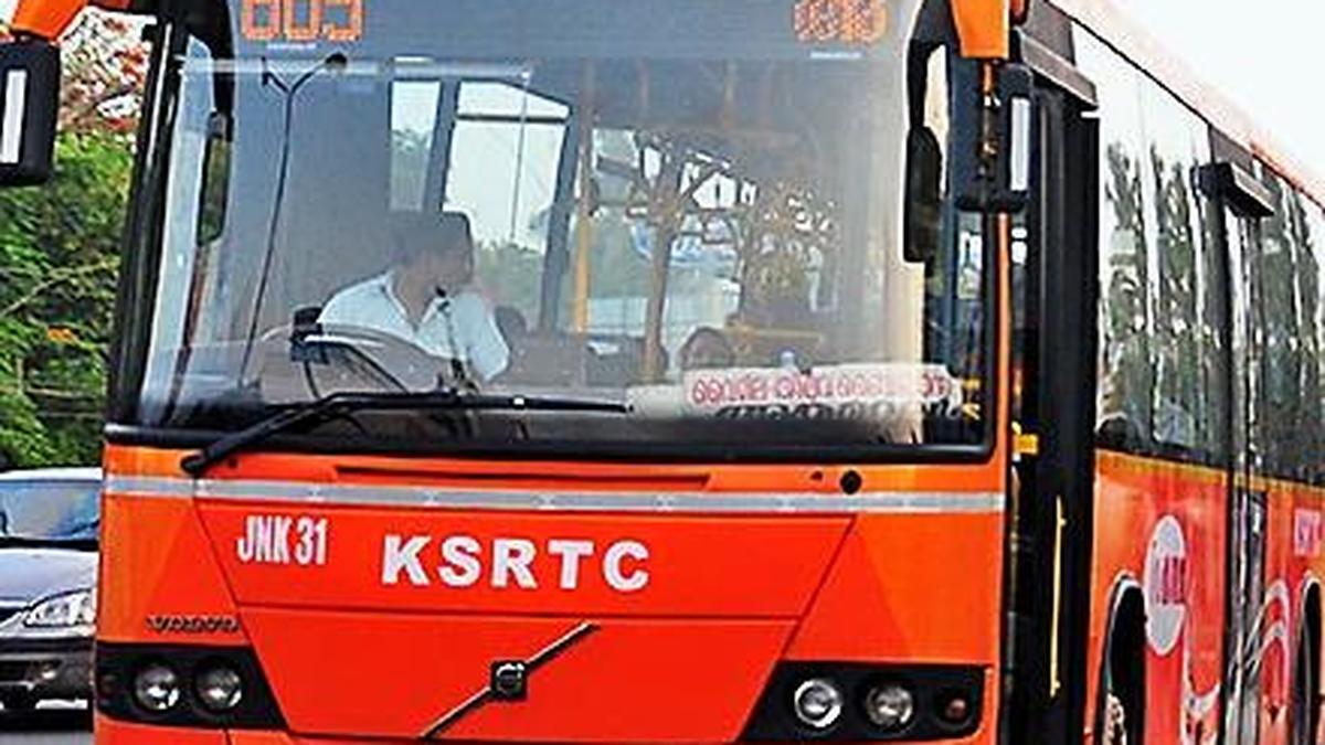 Half of KURTC AC buses lying idle - The Hindu