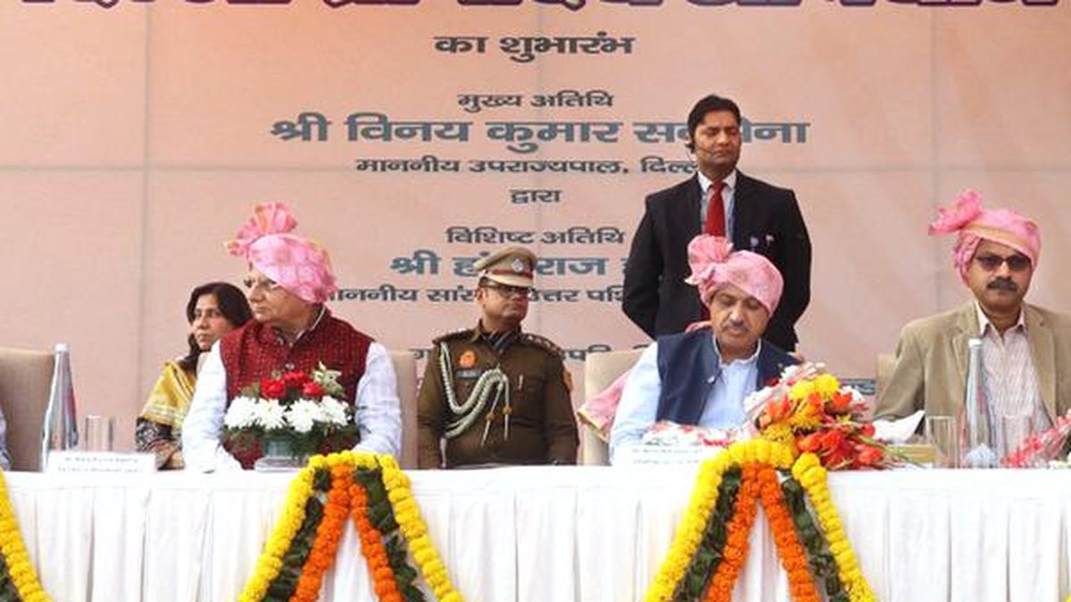 Delhi L-G Saxena launches ₹800-crore campaign for urban villages - The ...