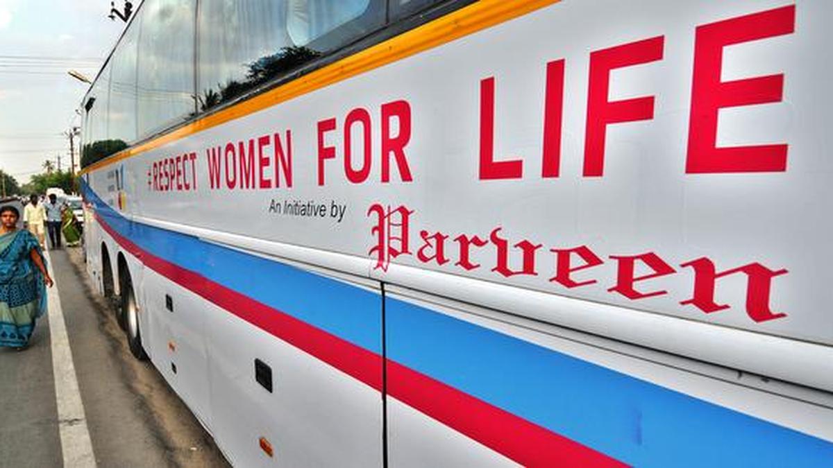 Women-only bus service launched between Coimbatore and Chennai - The Hindu