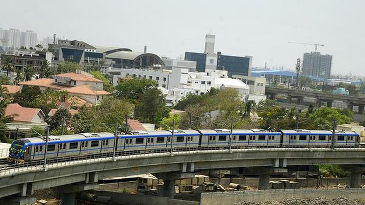 Chennai Metro completes track-laying work for phase I extension project ...