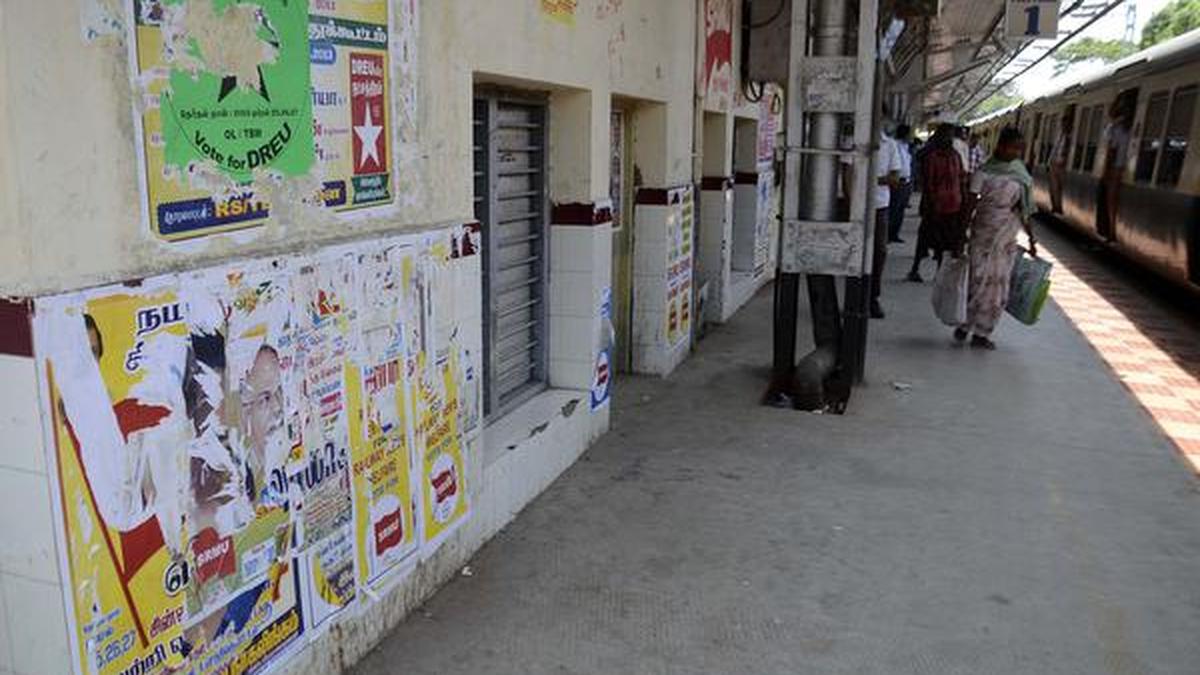 Pasting of unauthorised posters mars the aesthetics in several railway ...