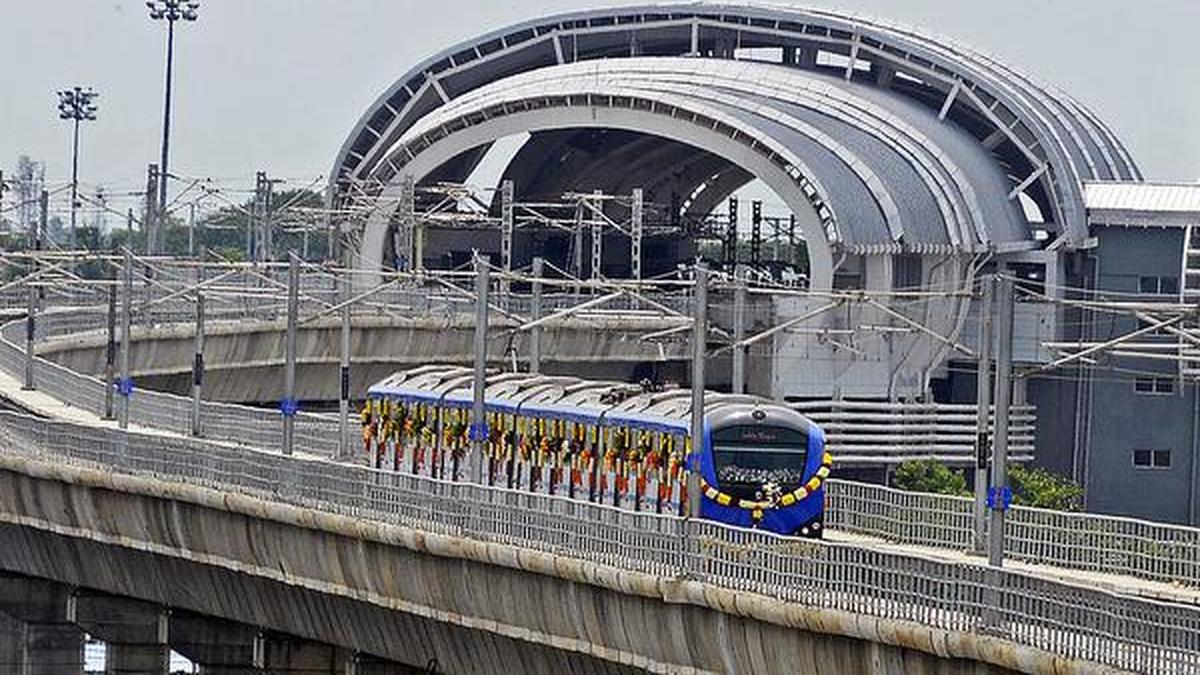 Metro Rail Phase II to be extended till Poonamallee - The Hindu