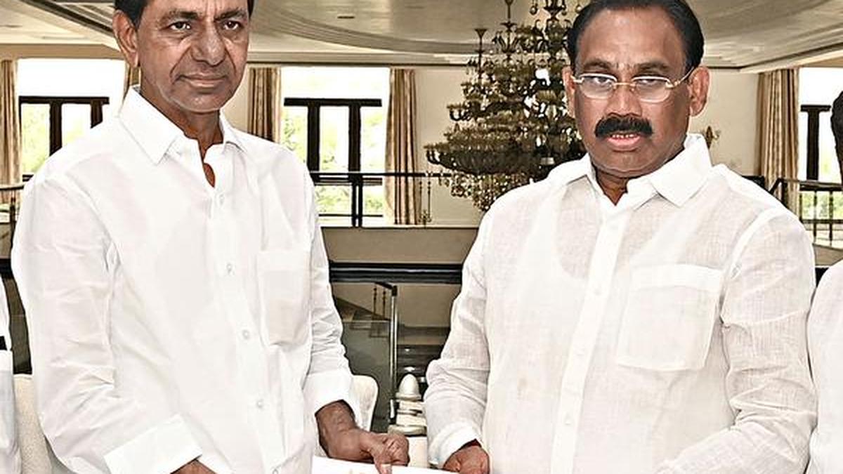 K. Prabhakar Reddy is TRS candidate for Munugode - The Hindu