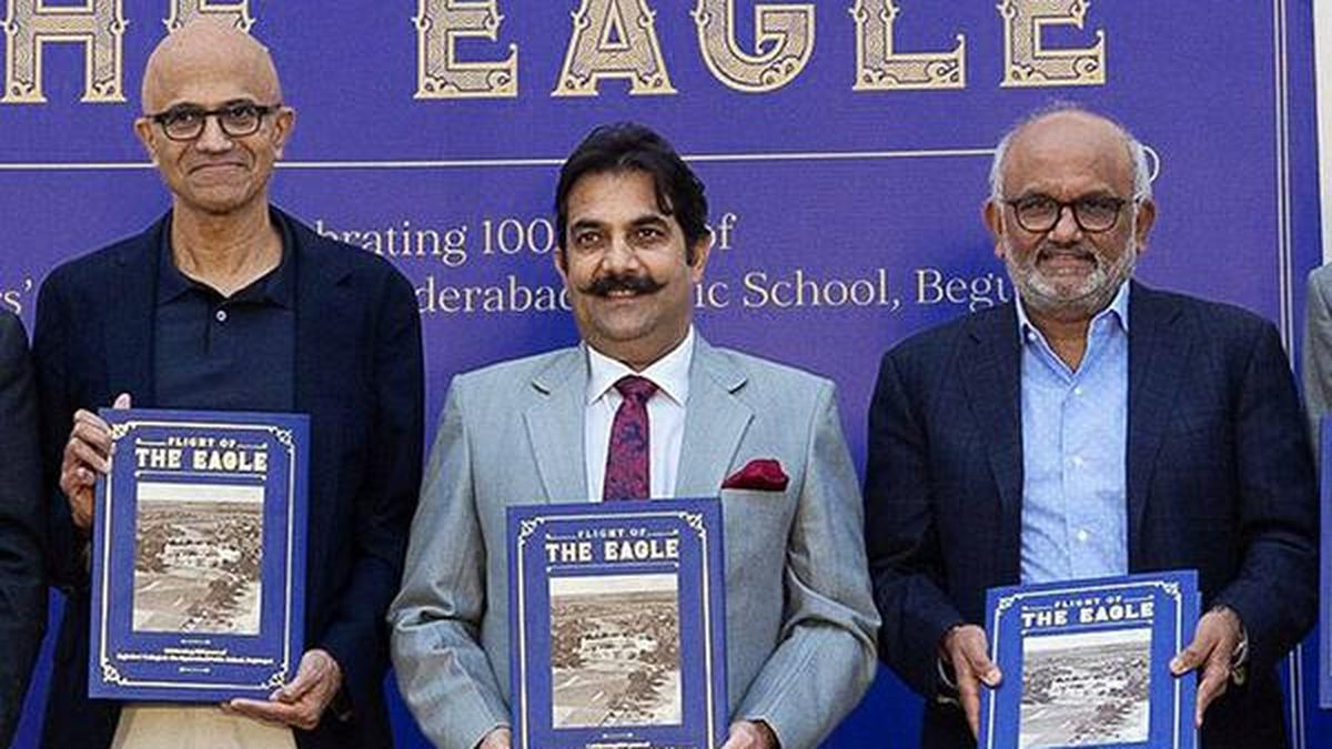 Microsoft CEO Satya Nadella and Adobe CEO Shantanu Narayen go down memory lane at their alma ...