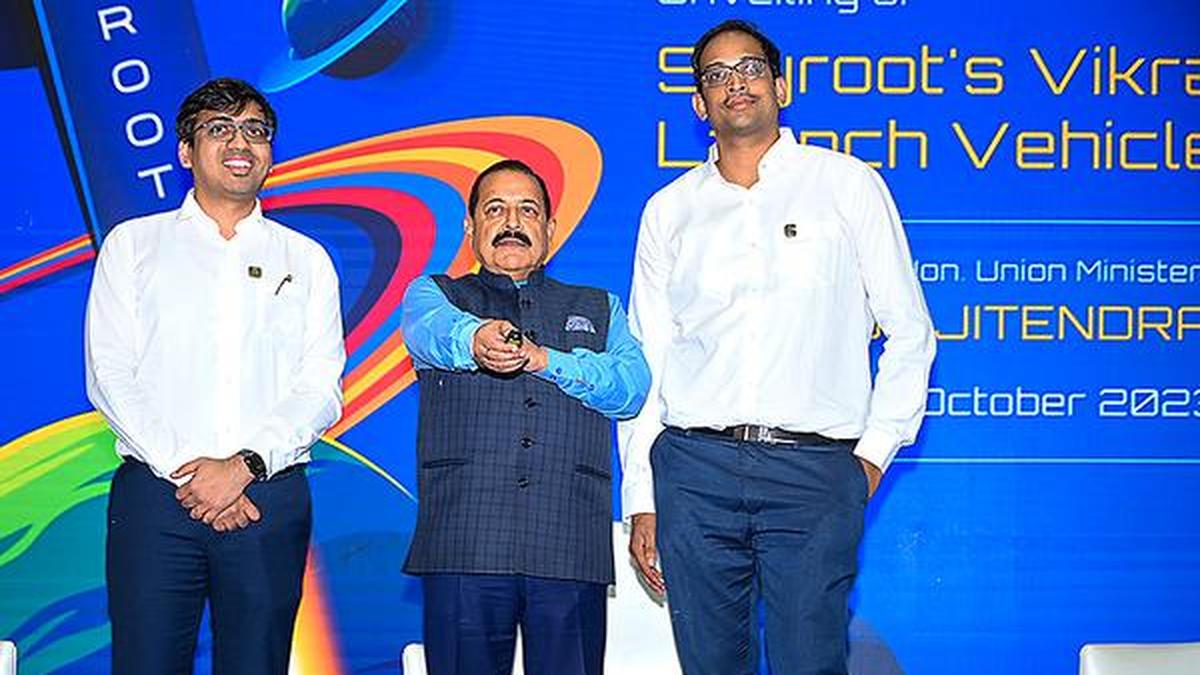 Skyroot Aerospace unveils its first commercial rocket - The Hindu