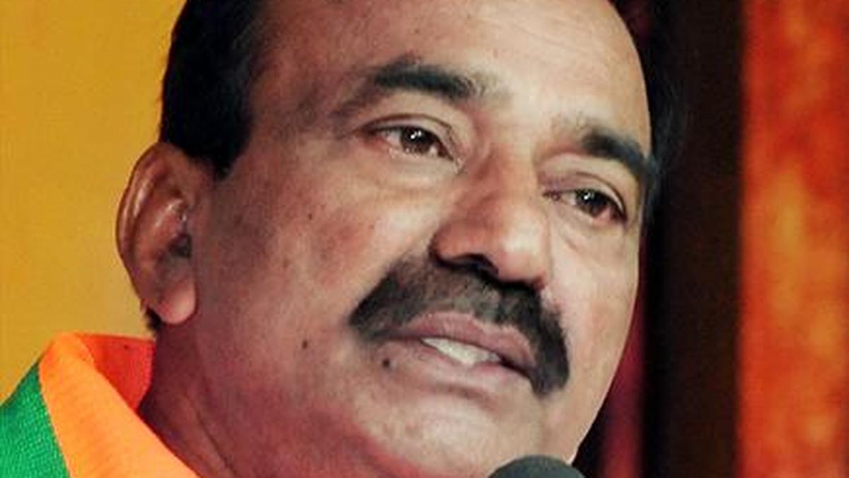 Eatala Rajender questions need for early elections - The Hindu