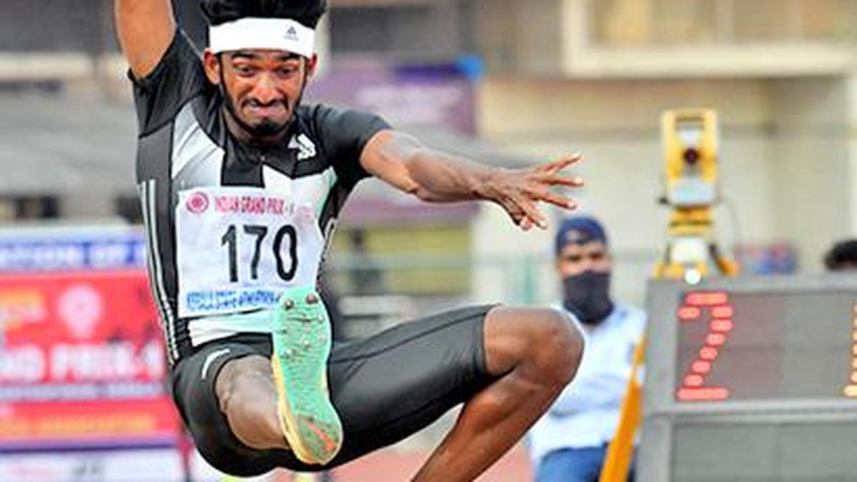 Jeswin and Jyothi take silver with indoor National records - The Hindu