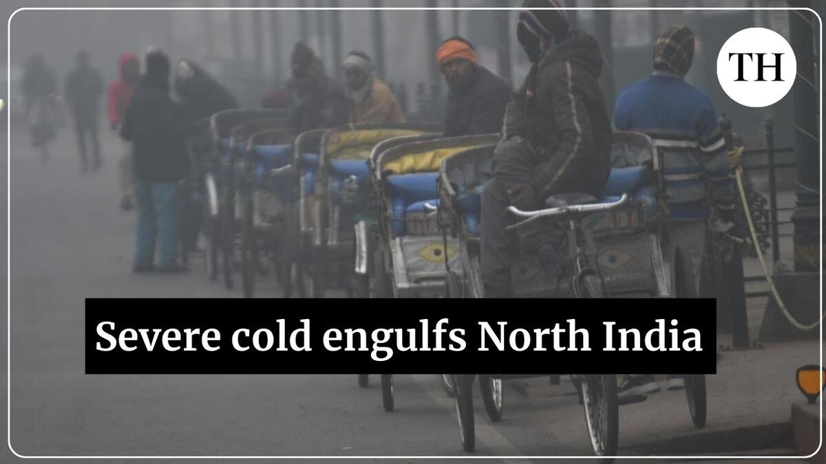 Watch: Winter woes continue as severe cold engulfs North India - The Hindu