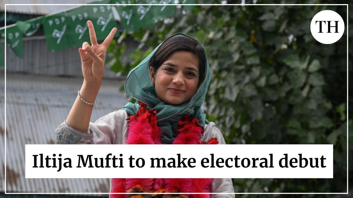 Watch: Mehbooba’s daughter Iltija Mufti to make electoral debut from ...